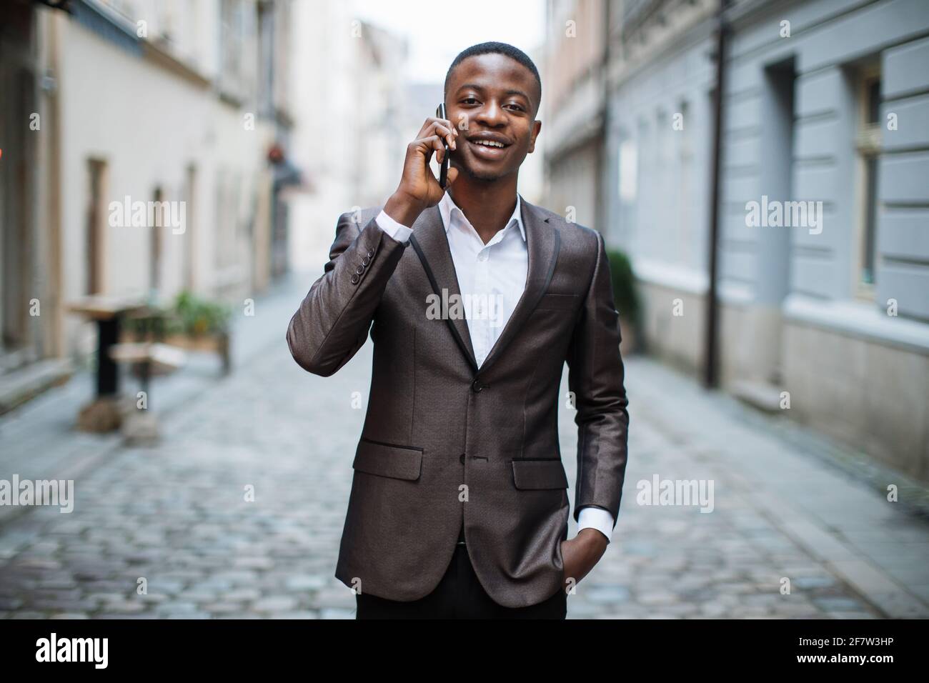 Man In Business Suit Walking