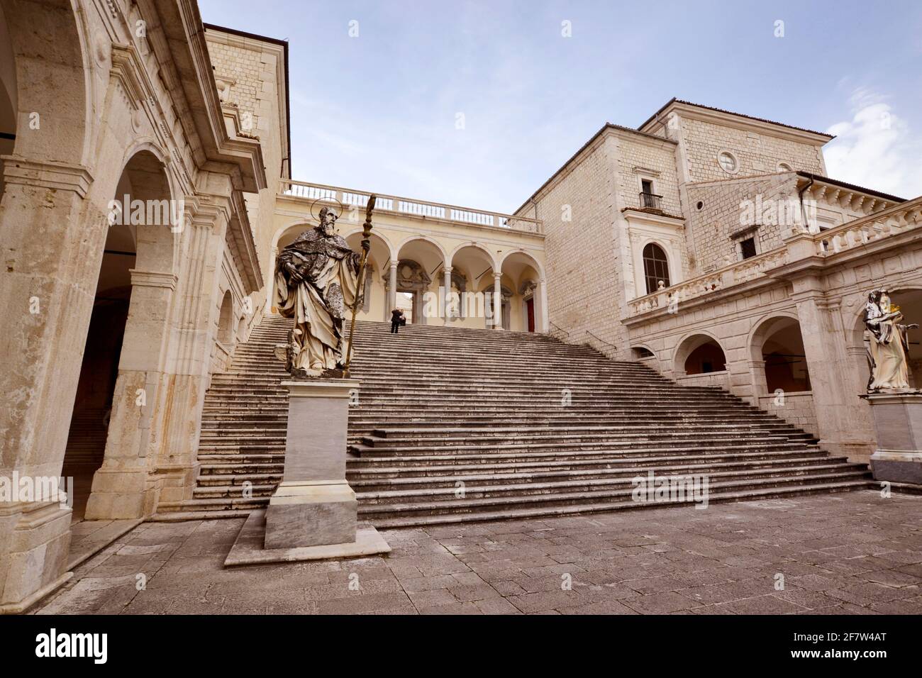 Benedictine Abbey of Montecassino - Italy Stock Photo - Alamy