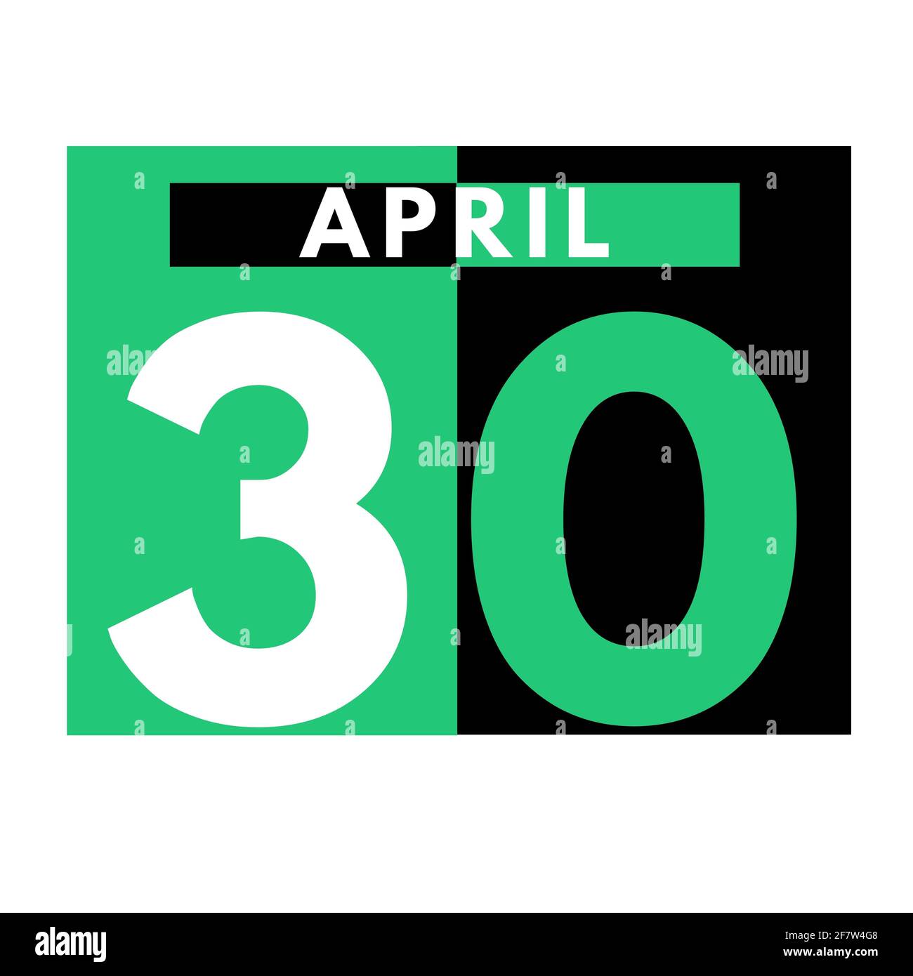April 30 . Flat daily calendar icon .date ,day, month .calendar for the ... April 30 . Flat daily calendar icon .date ,day, month .calendar for the ...