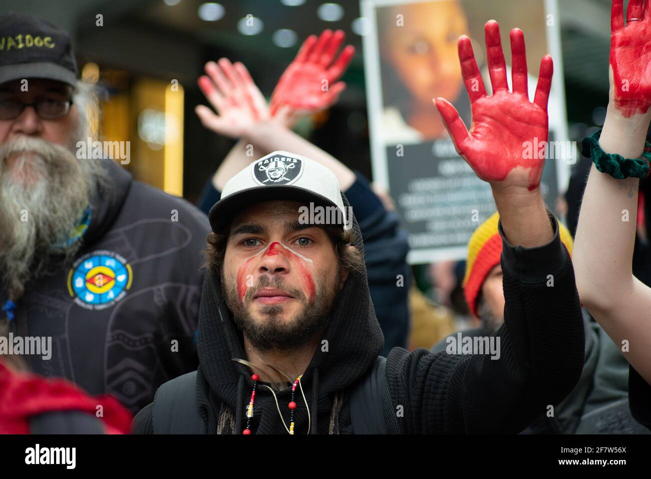 Blood on hands action hi-res stock photography and images - Alamy