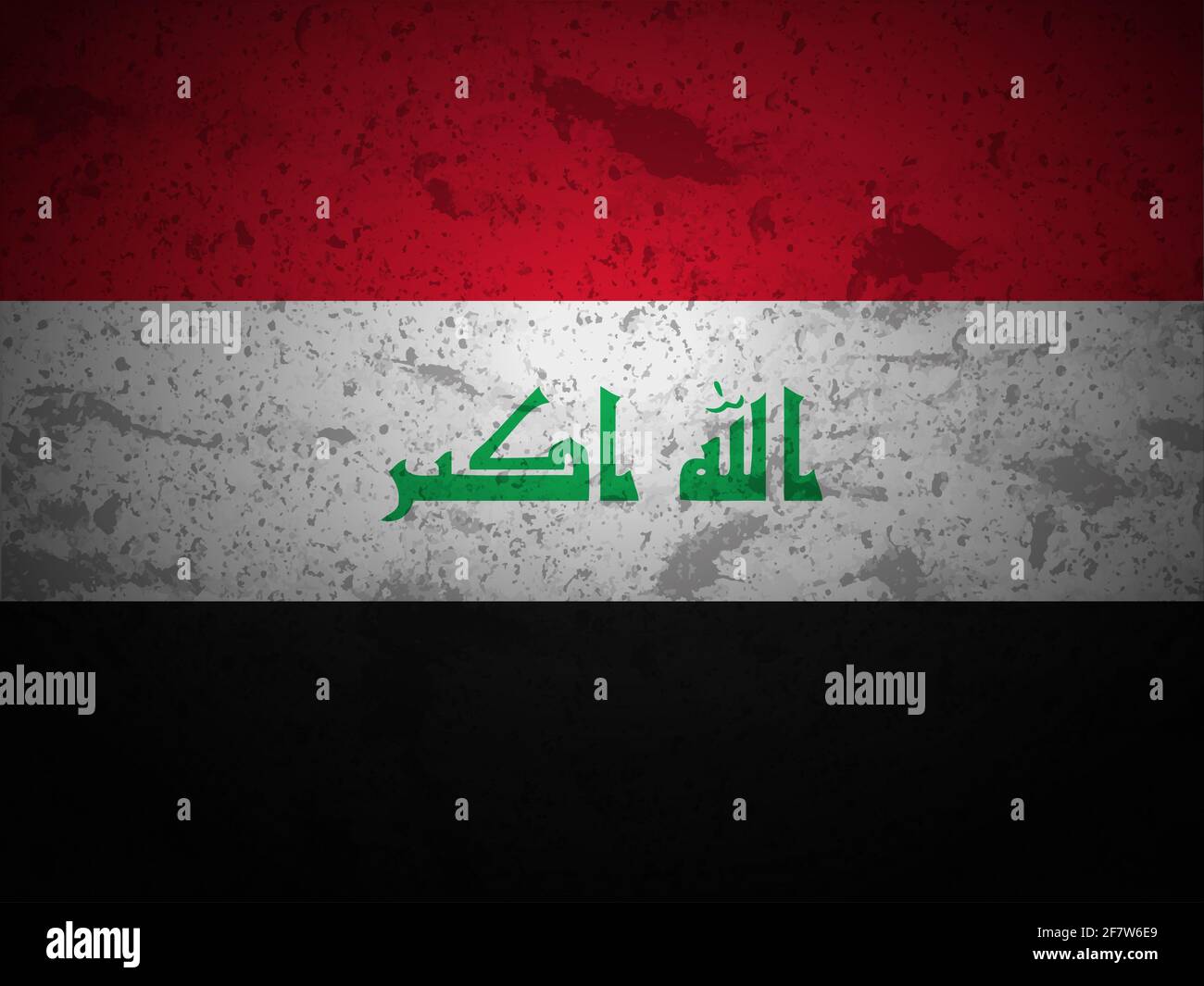 Grunge Iraq flag textured background. Vector illustration Stock Photo ...
