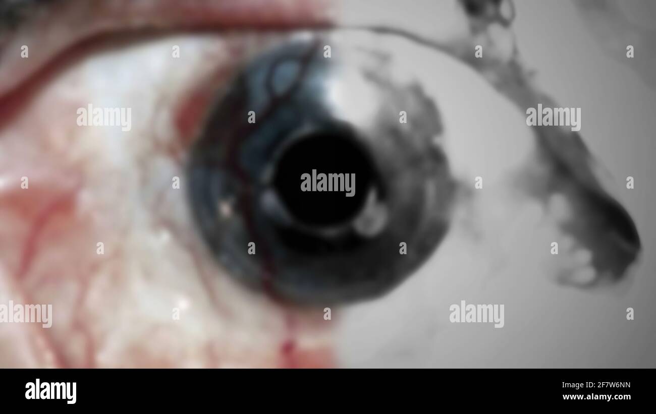 3d rendering - Horror Zombie with Effects Stock Photo - Alamy