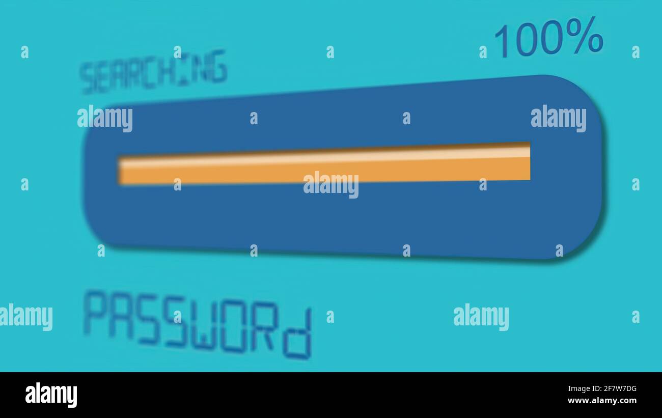 Searching password progress bar percent hi-res stock photography and ...
