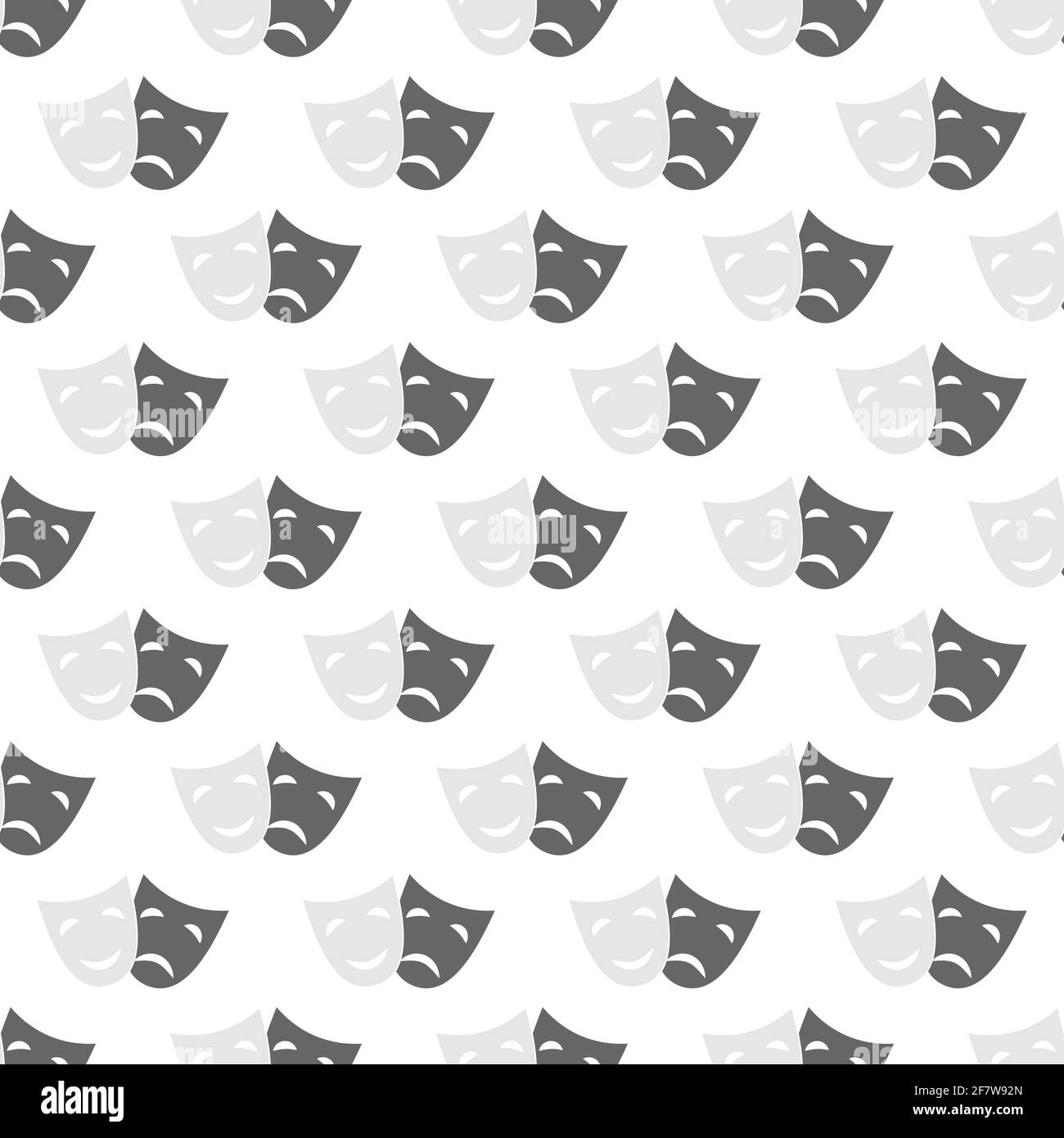 theatrical mask. Seamless pattern for texture, textiles, packaging, and ...