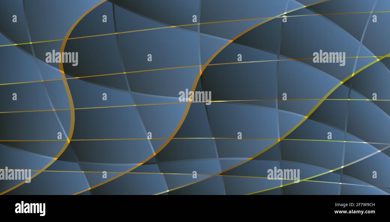 Wavy background. Wavy mesh with a gradient. Vector illustration eps-10 ...