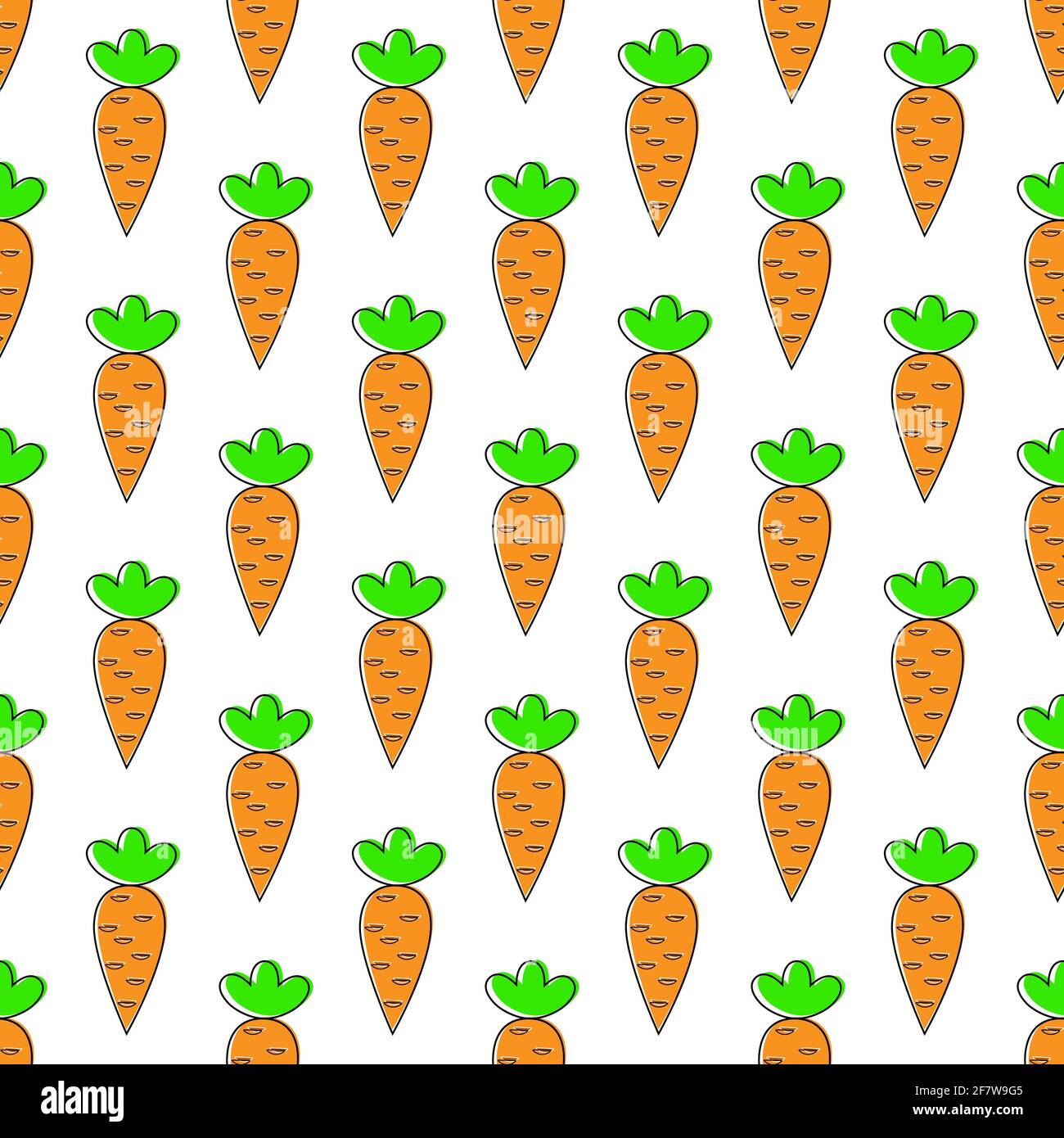 Carrot. Seamless pattern for texture, textiles, packaging, and simple ...