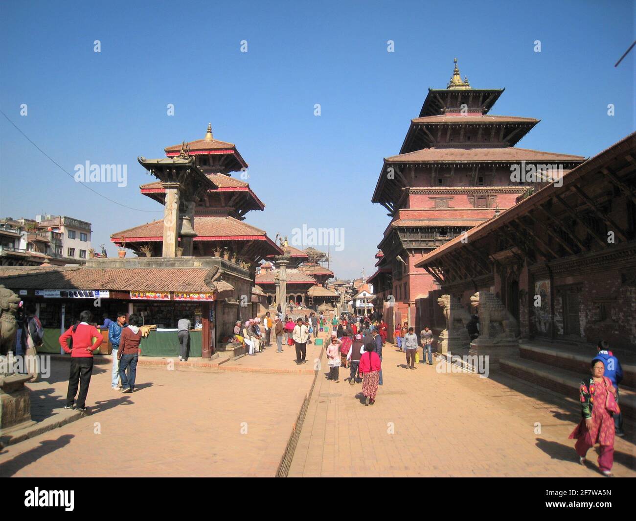 Beautiful temples in the streets of Kathmandu, Nepal Stock Photo - Alamy