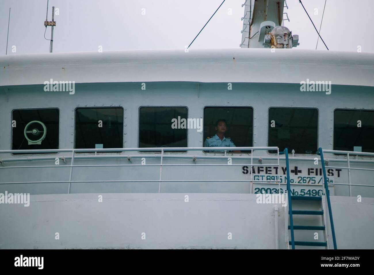 Merak ferry port hi-res stock photography and images - Alamy