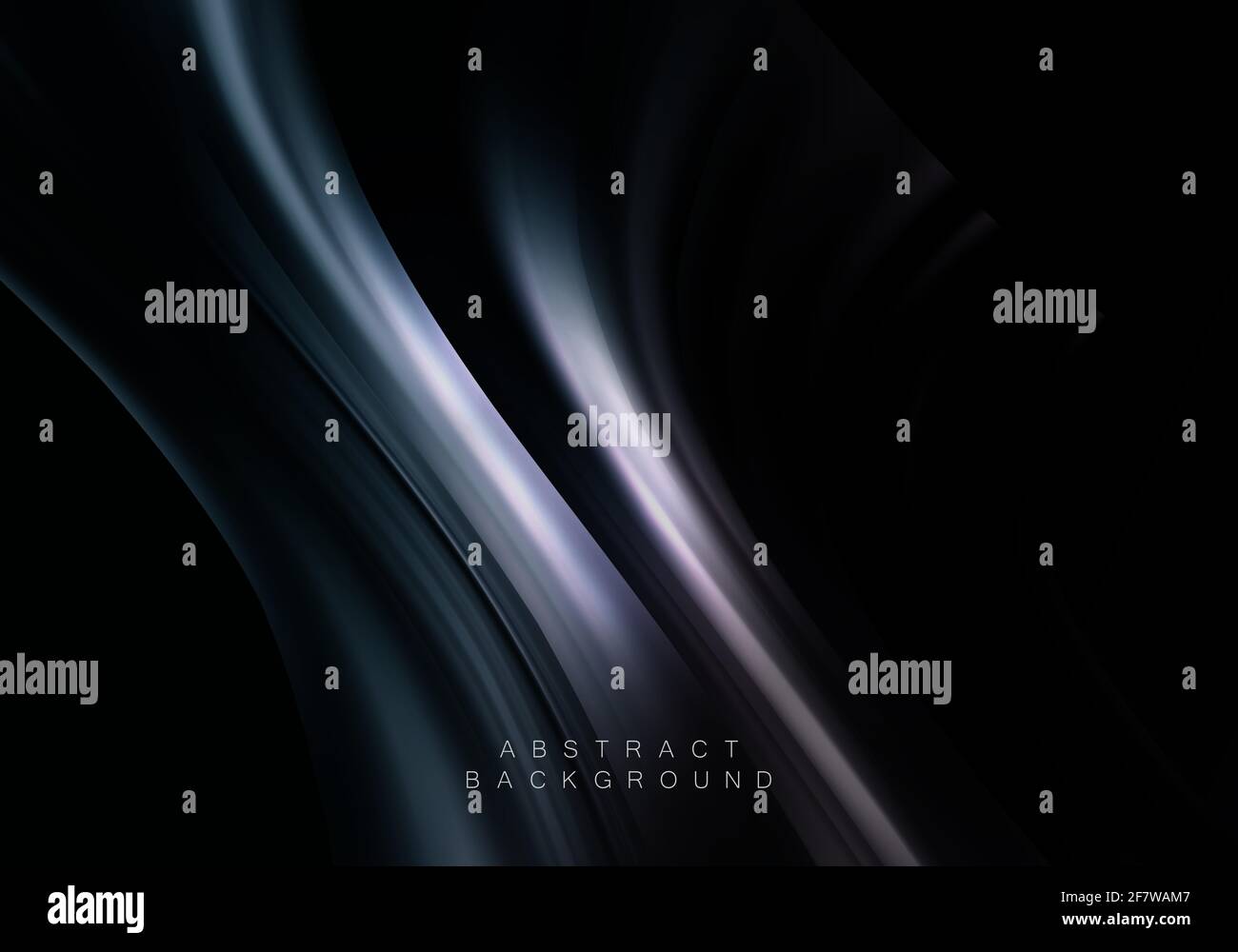 Black cloth background Abstract wave flow background Stock Vector Image ...