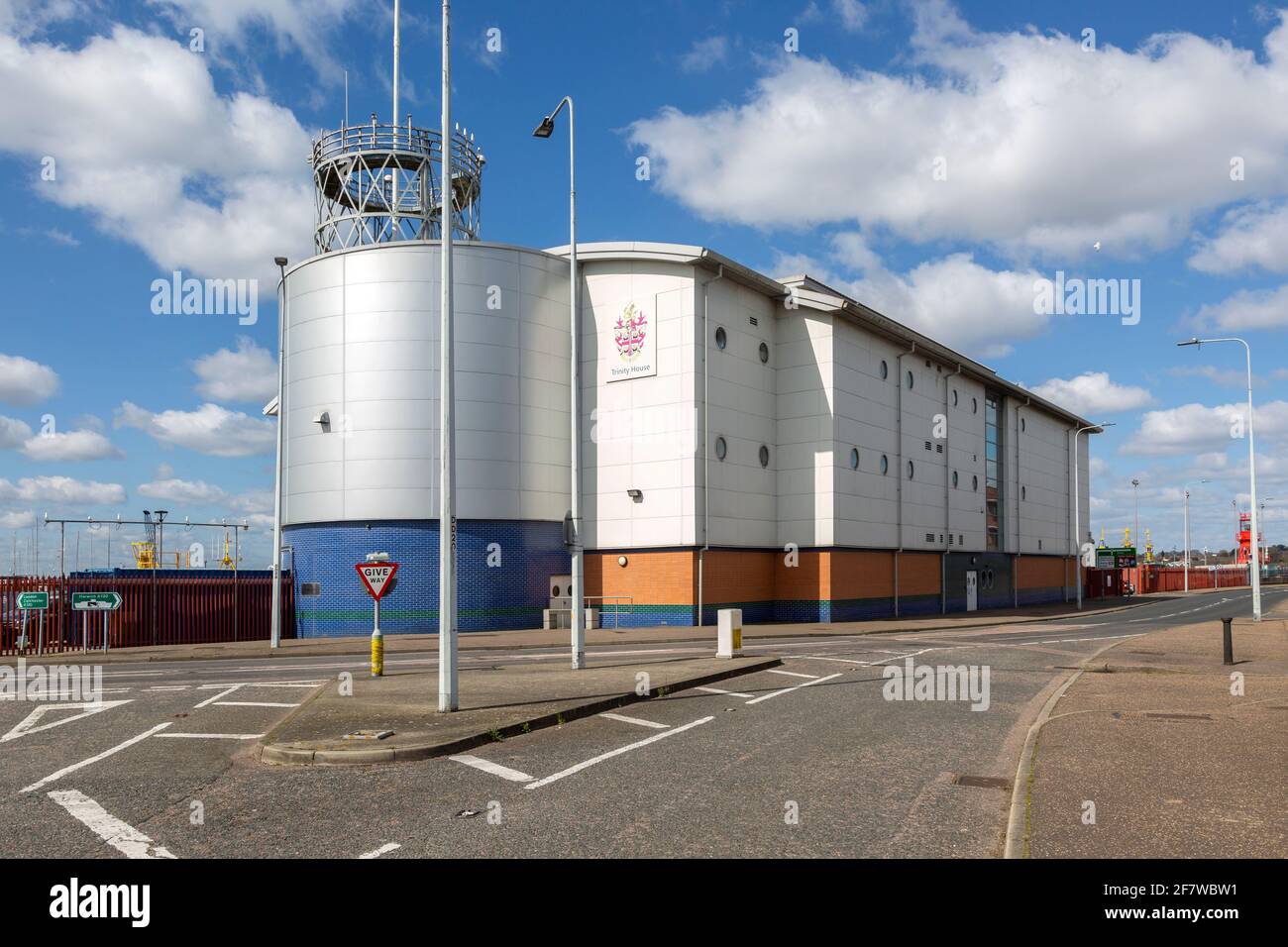 Modern architecture of Trinity House building, The Quay, harwich, Essex ...