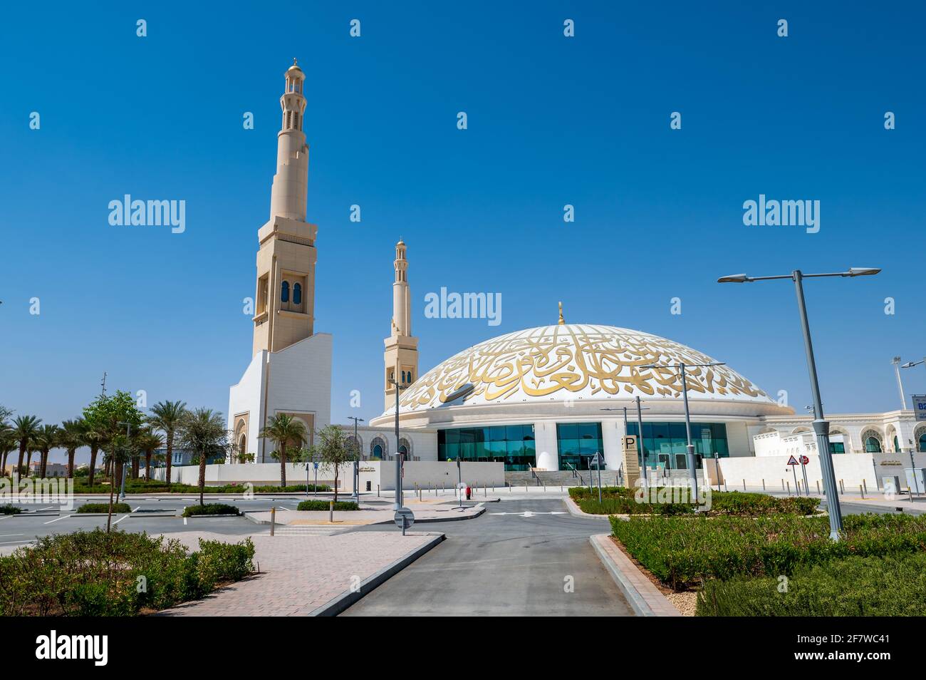 Sheikh Khalifa Bin Zayed Al Nahyan mosque in Al Ain city of the Abu ...