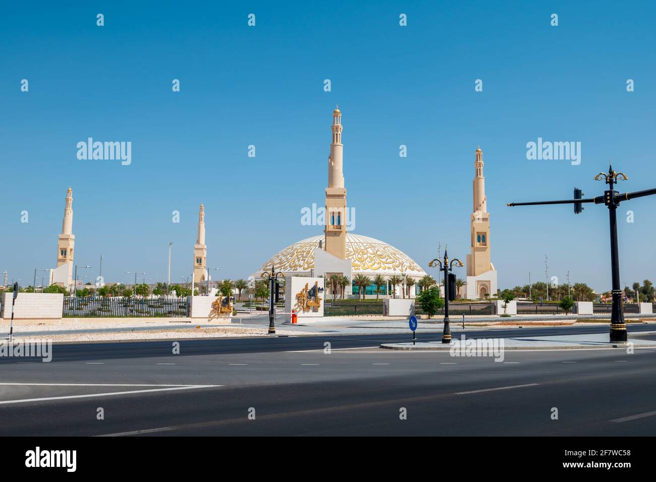 Sheikh Khalifa Bin Zayed Al Nahyan mosque in Al Ain city of the Abu ...