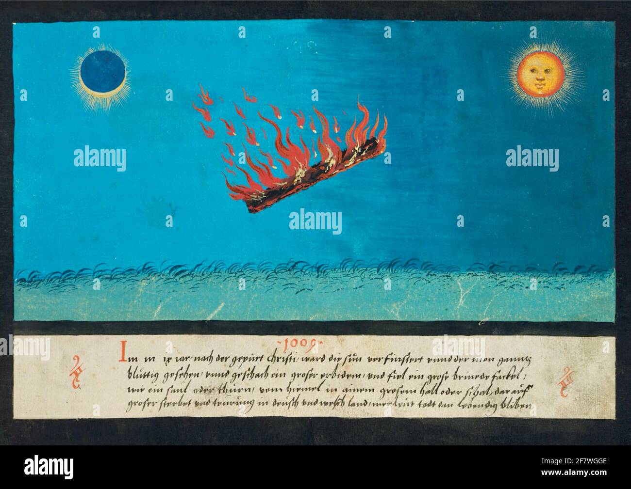 Book of Miracles - Folio 35 Stock Photo - Alamy