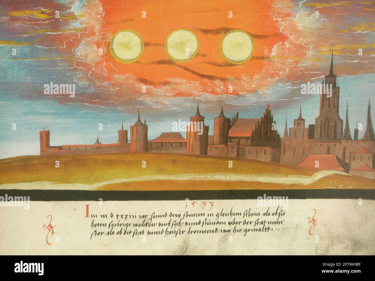 Book of Miracles - Folio 131 Stock Photo - Alamy