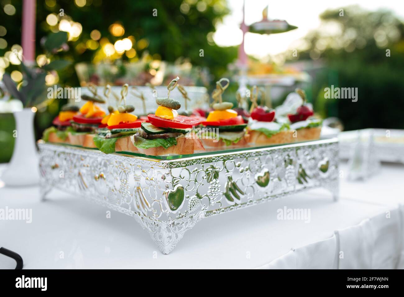 Appetizer appetizers plate horizontal hi-res stock photography and ...