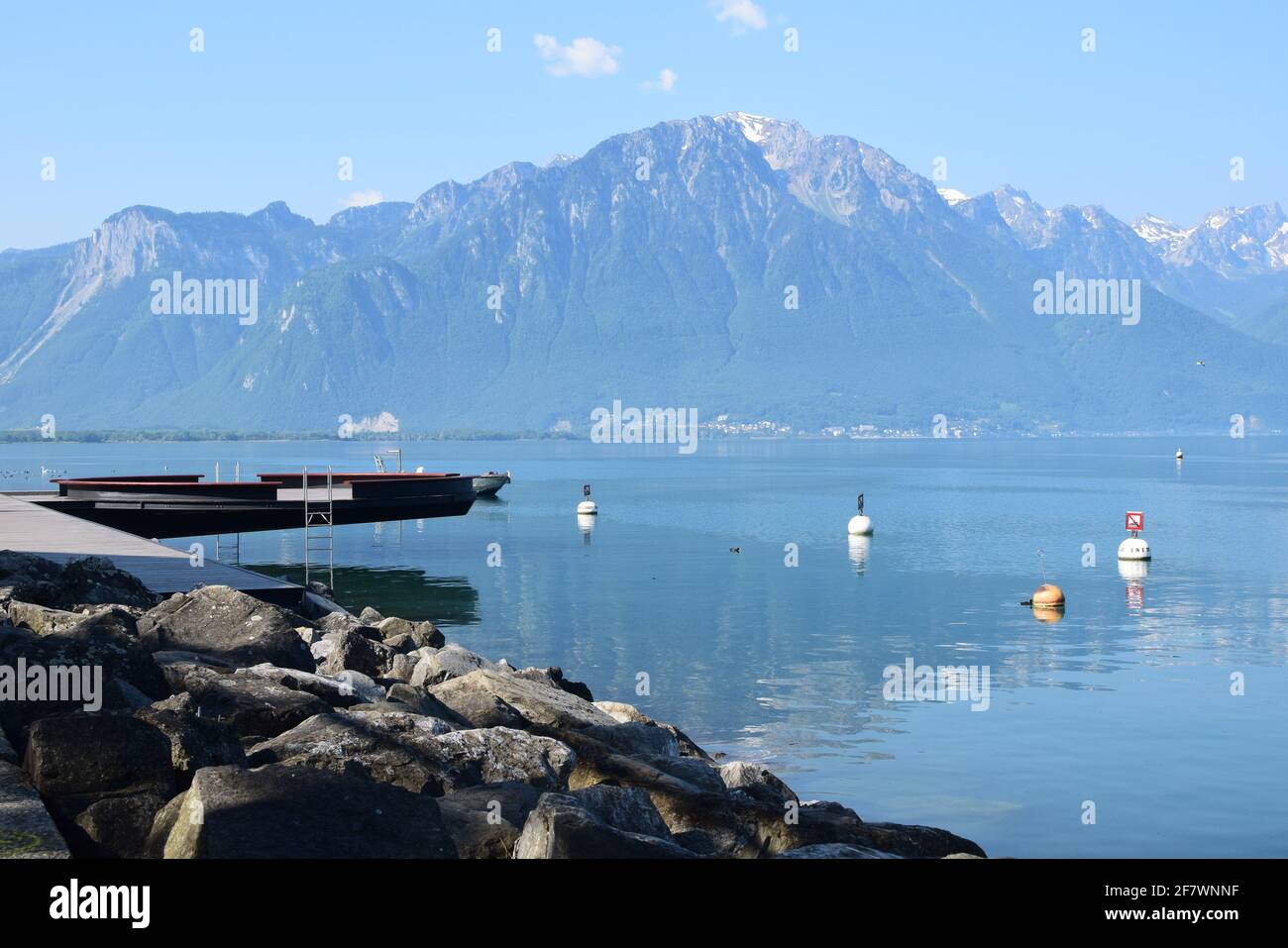 Montreux , Montreux Riviera Stock Photo - Alamy