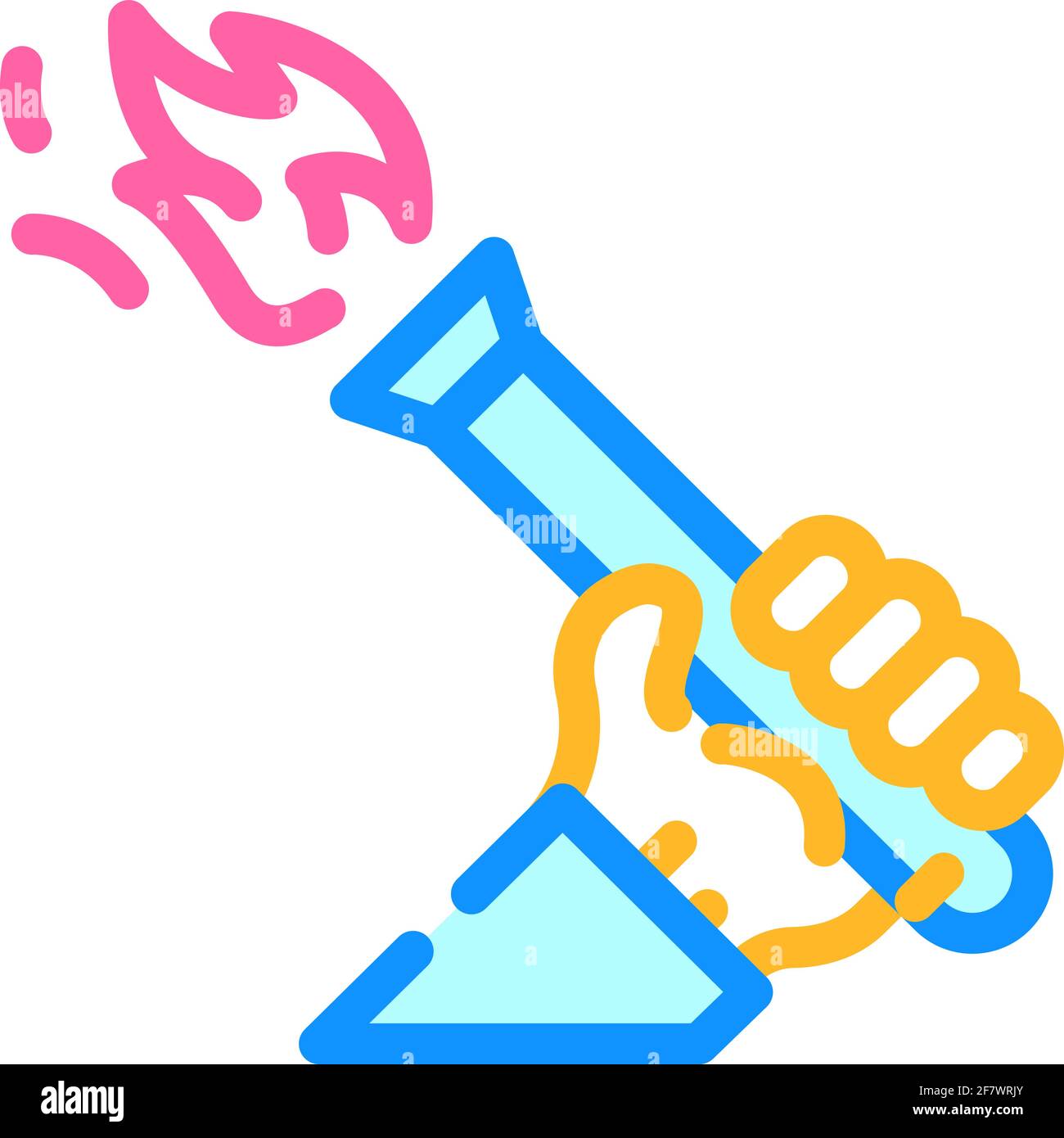 olympic torch color icon vector illustration color Stock Vector Image ...