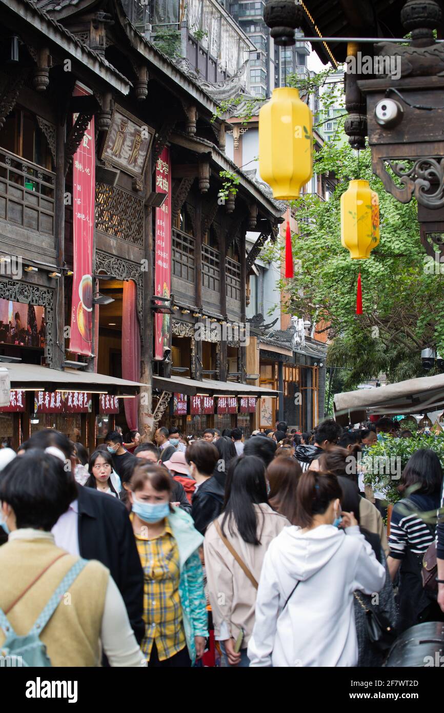 Narrow alley chengdu hi-res stock photography and images - Alamy