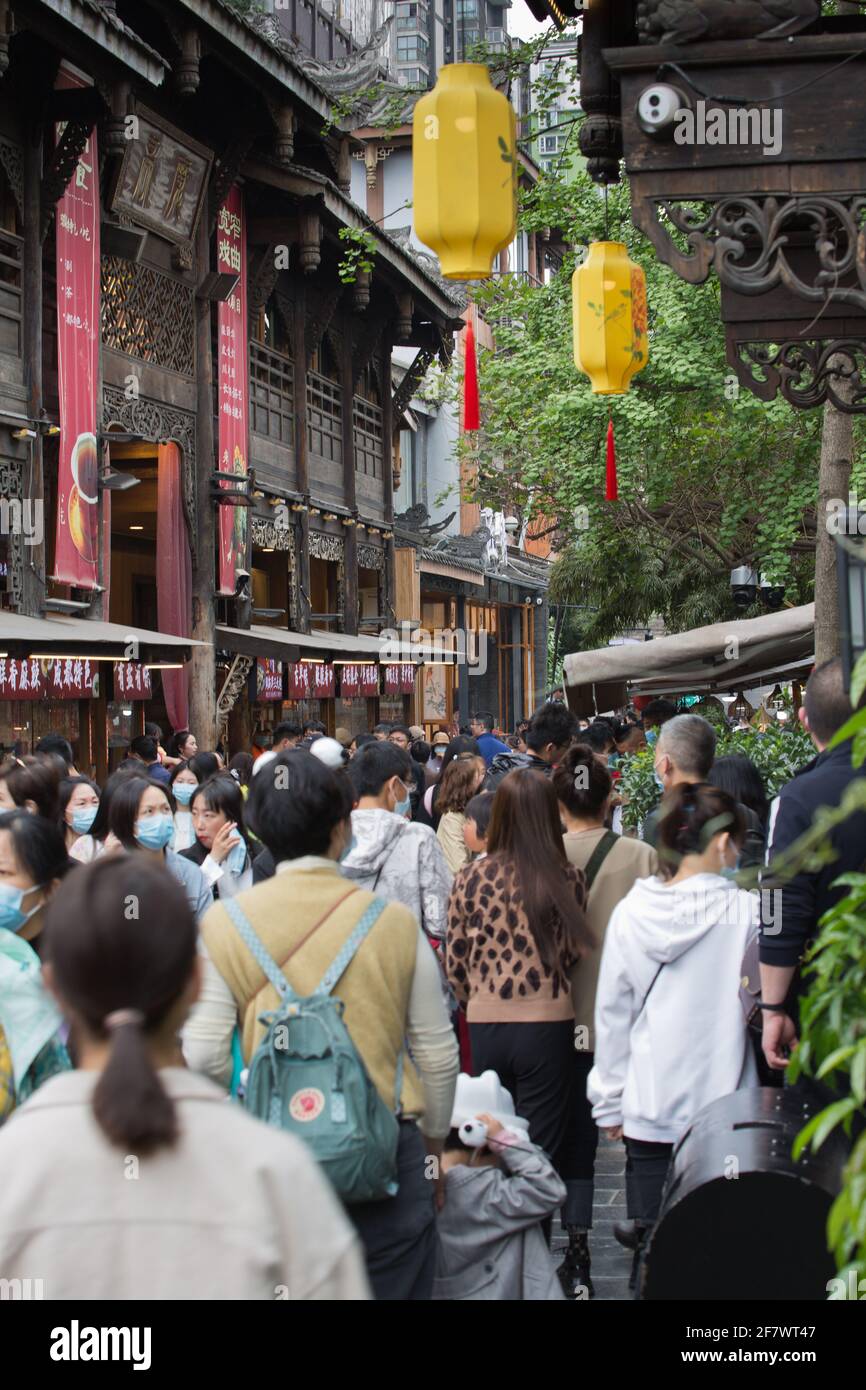 Narrow alley chengdu hi-res stock photography and images - Alamy