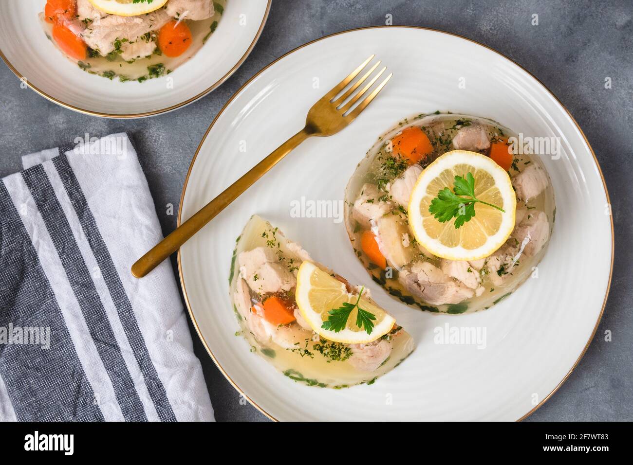 Salmon aspic hi-res stock photography and images - Alamy