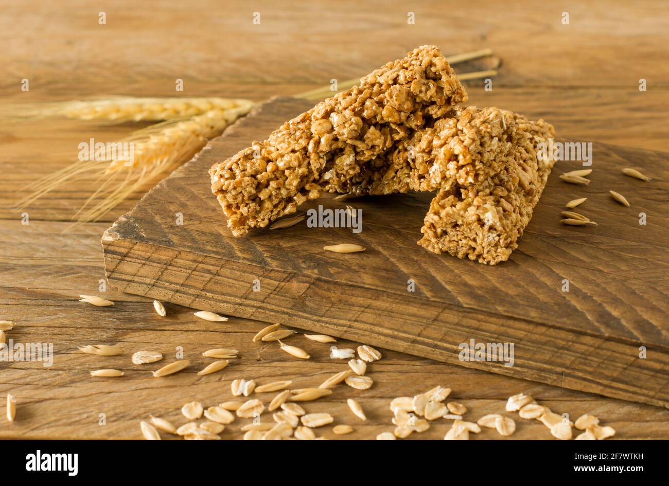 Raw Organic Granola Bars with Seeds and Nuts. Homemade sweet healthy ...