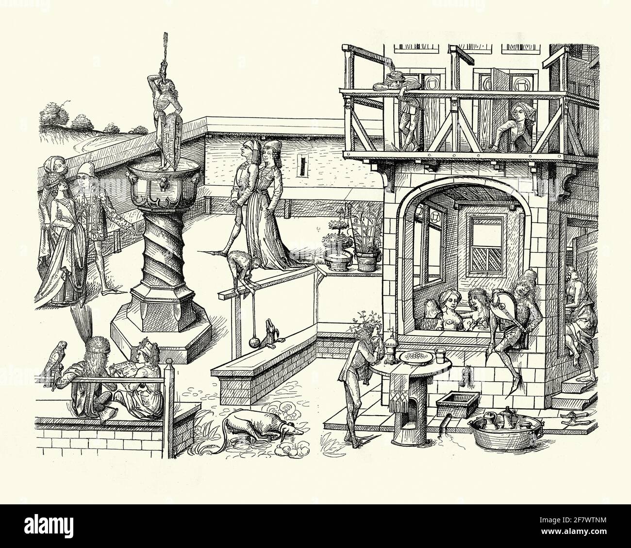 Minstrel middle ages hi-res stock photography and images - Alamy