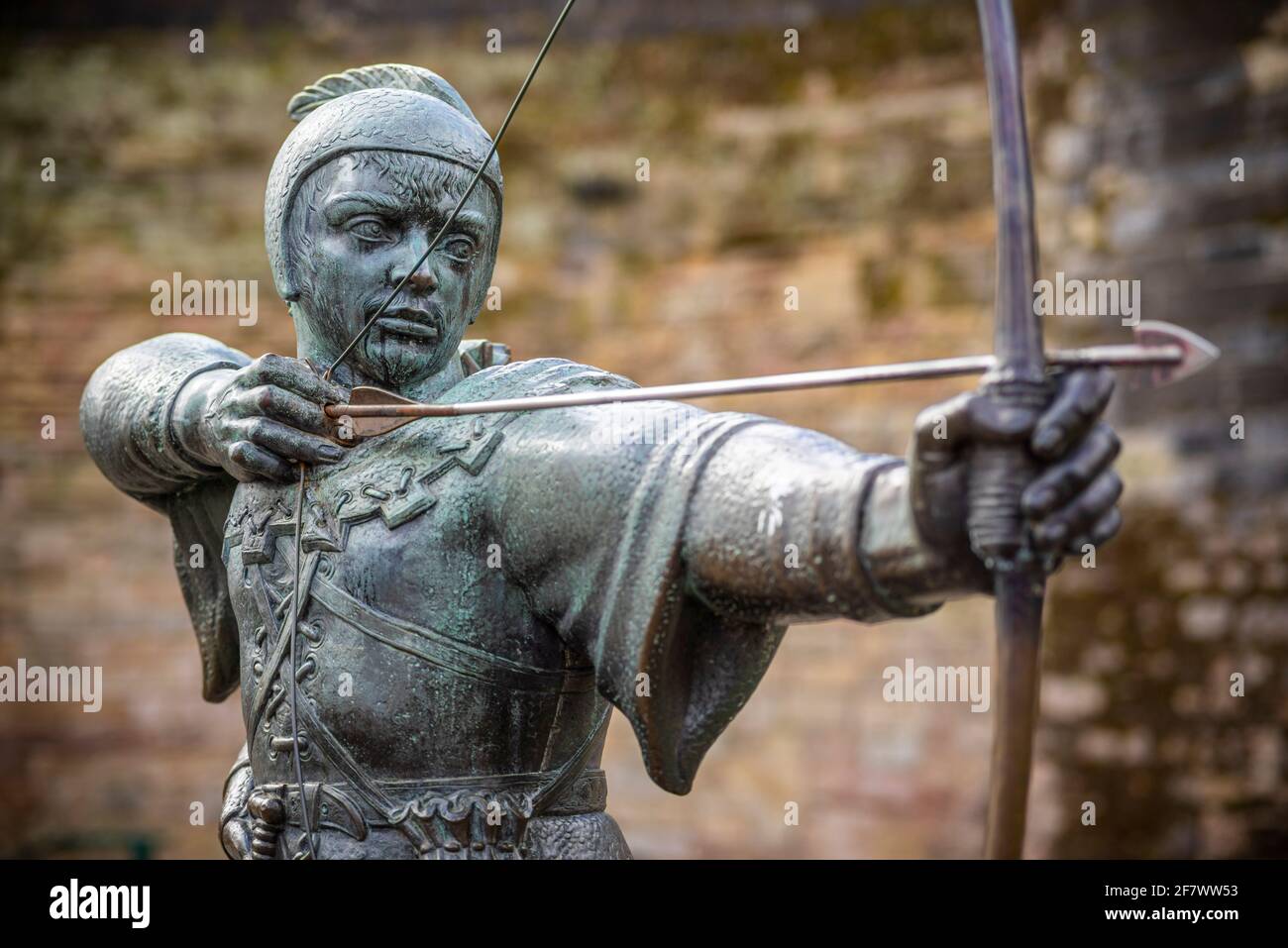 Nottingham castle statue sculpture hi-res stock photography and images ...