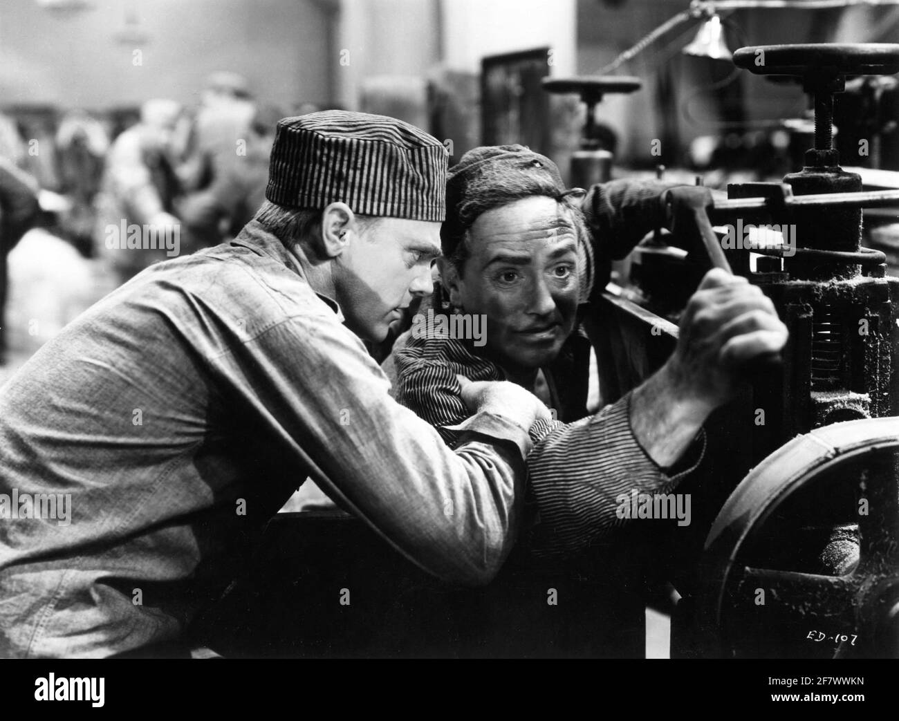 JAMES CAGNEY and STANLEY RIDGES in EACH DAWN I DIE 1939 director ...