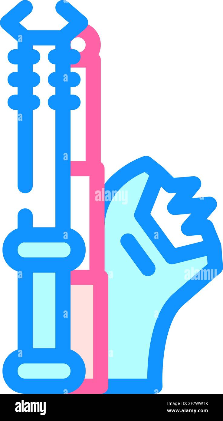 police equipment protest meeting color icon vector illustration Stock ...