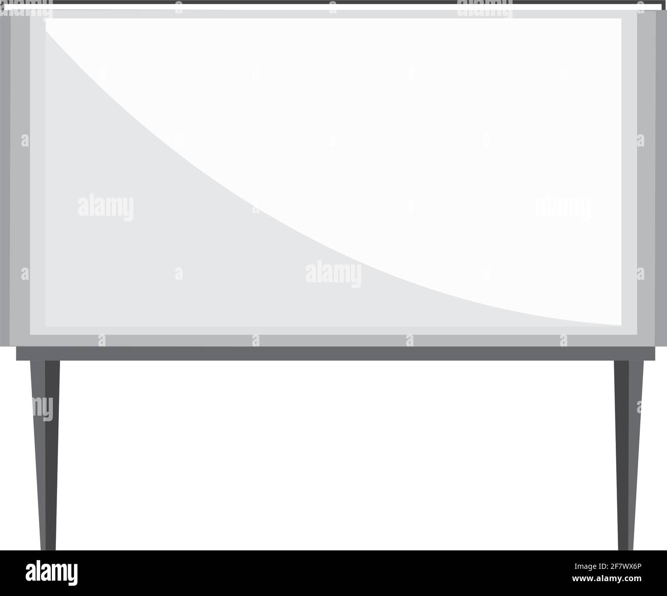 screen on stand isolated style Stock Vector Image & Art - Alamy