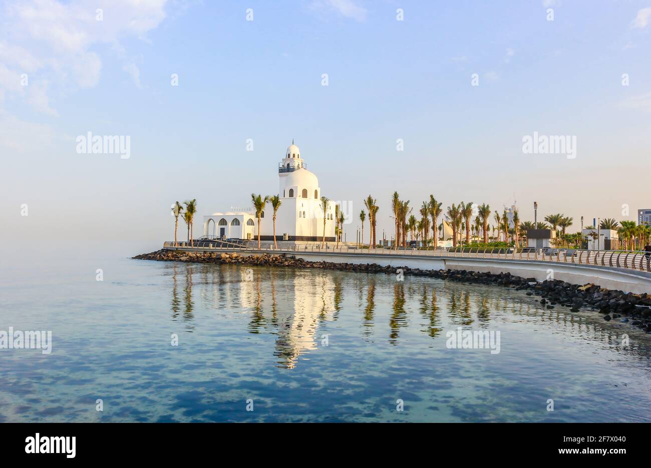 Jeddah Island Mosque is one of the famed mosques of Saudi Arabia Stock ...