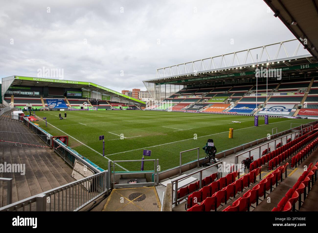 Welford road leicester tigers stadium hi-res stock photography and ...