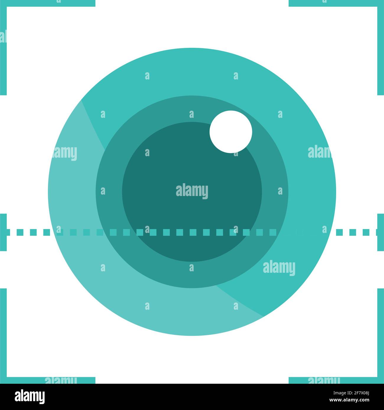 eye scan biometric security process Stock Vector Image & Art - Alamy