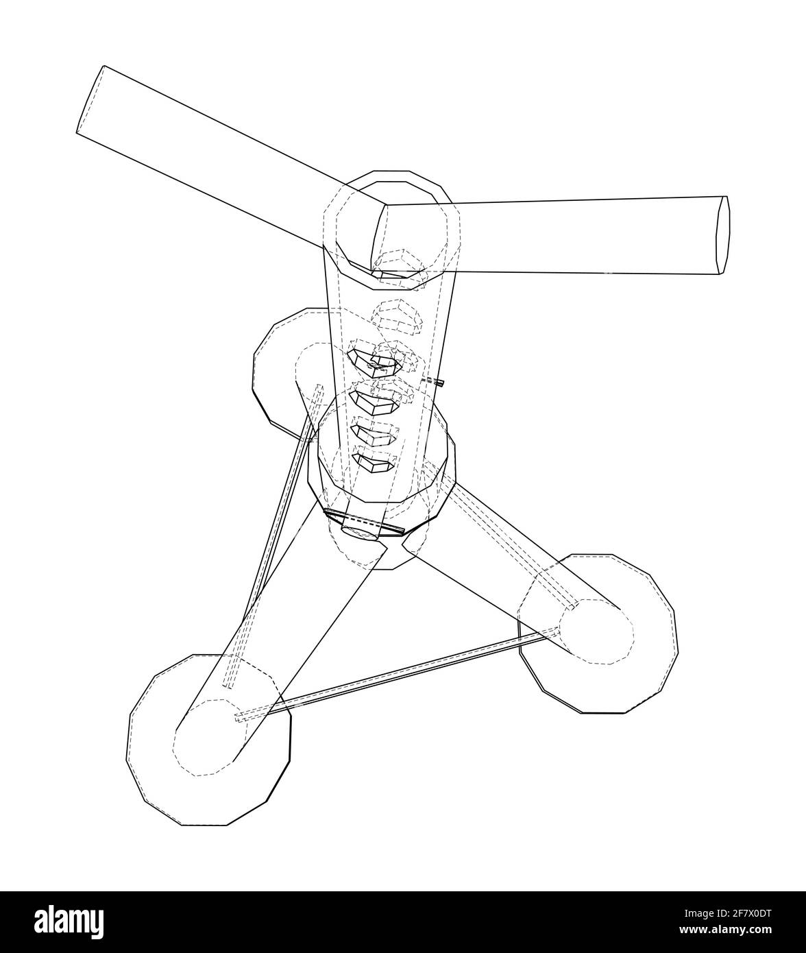 Axle stand isolated. Vector Stock Vector Image & Art - Alamy