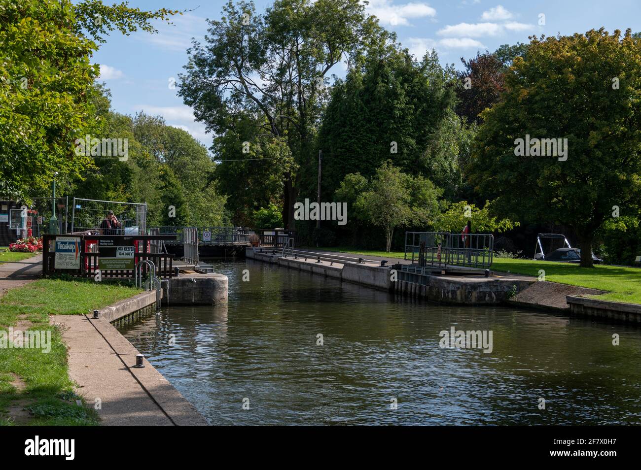 The scene at hurley lock hi-res stock photography and images - Alamy