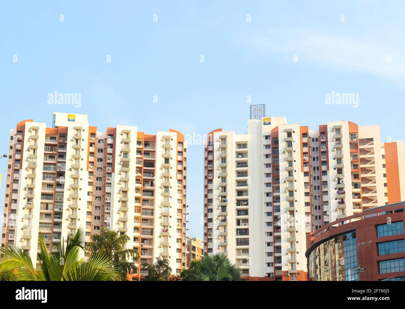 highest building in calicut Stock Photo - Alamy