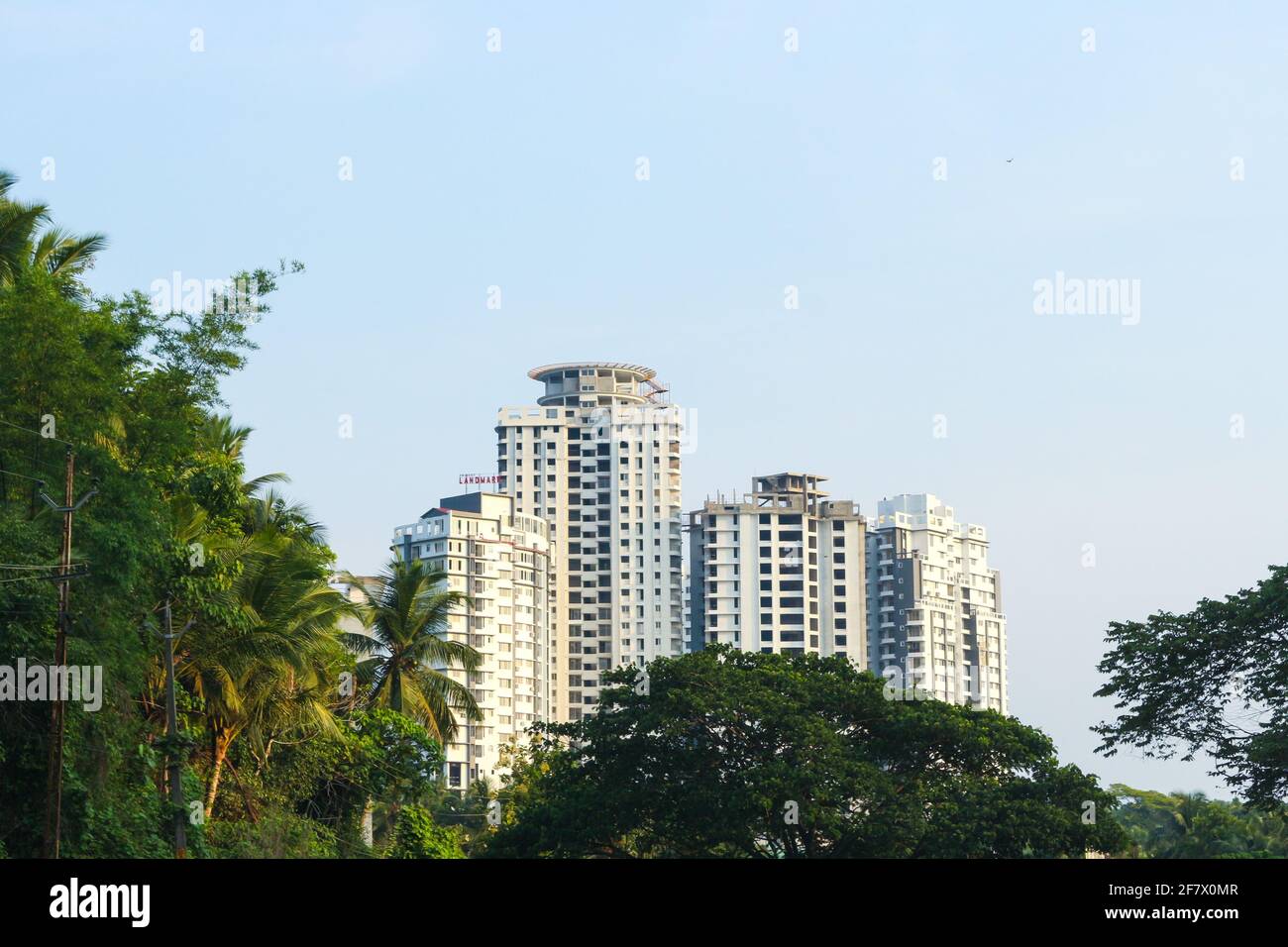 highest building in calicut Stock Photo - Alamy