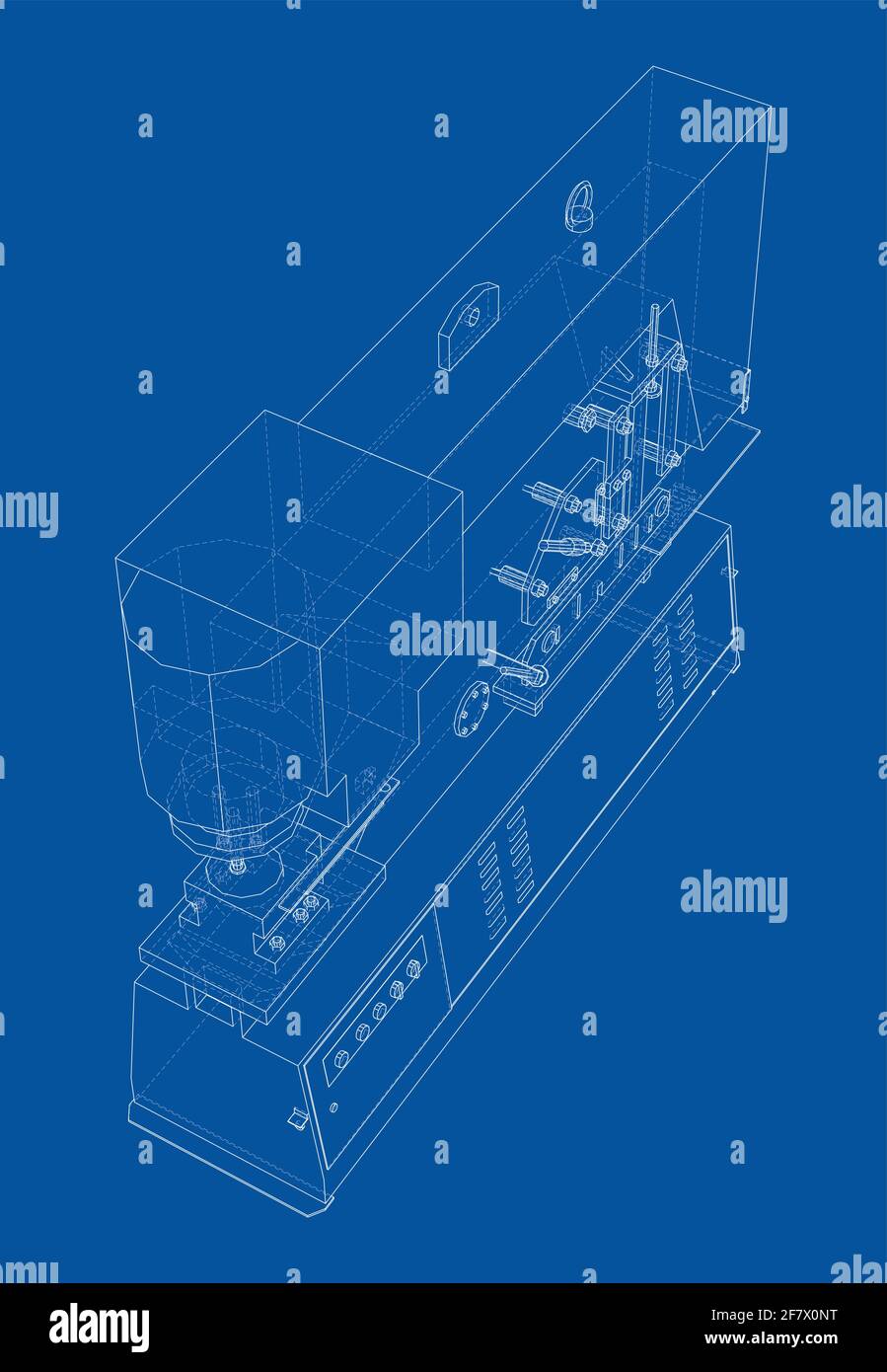 Metal milling worker Stock Vector Images - Alamy