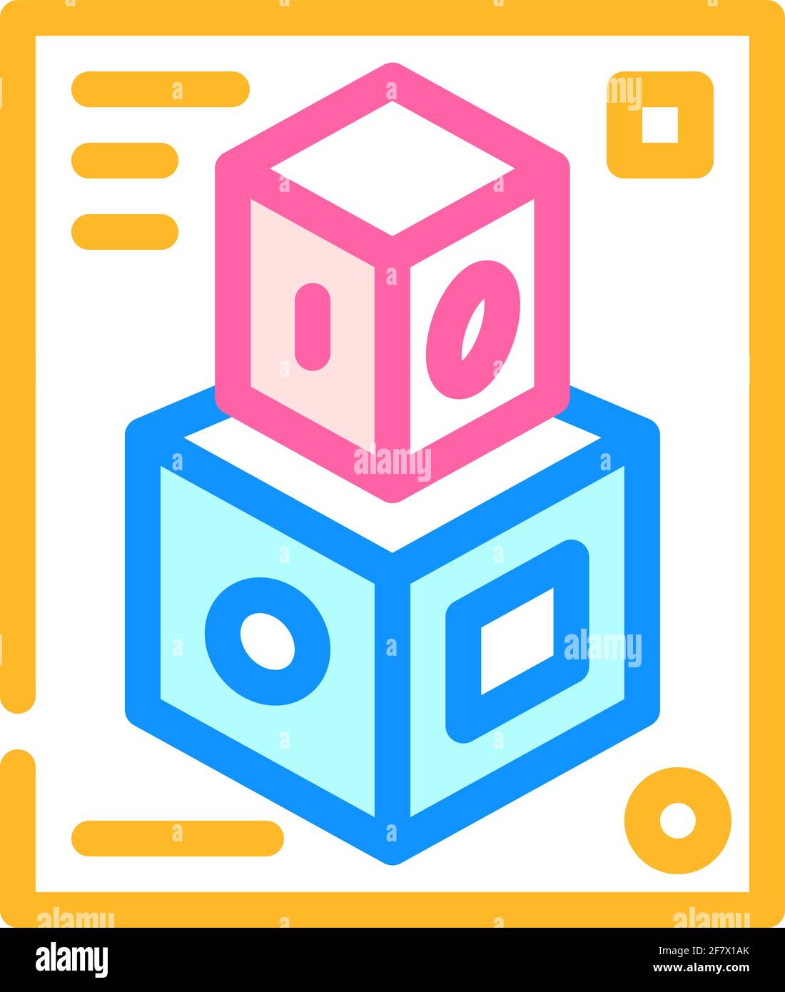 3d shapes color icon vector illustration color Stock Vector Image & Art ...