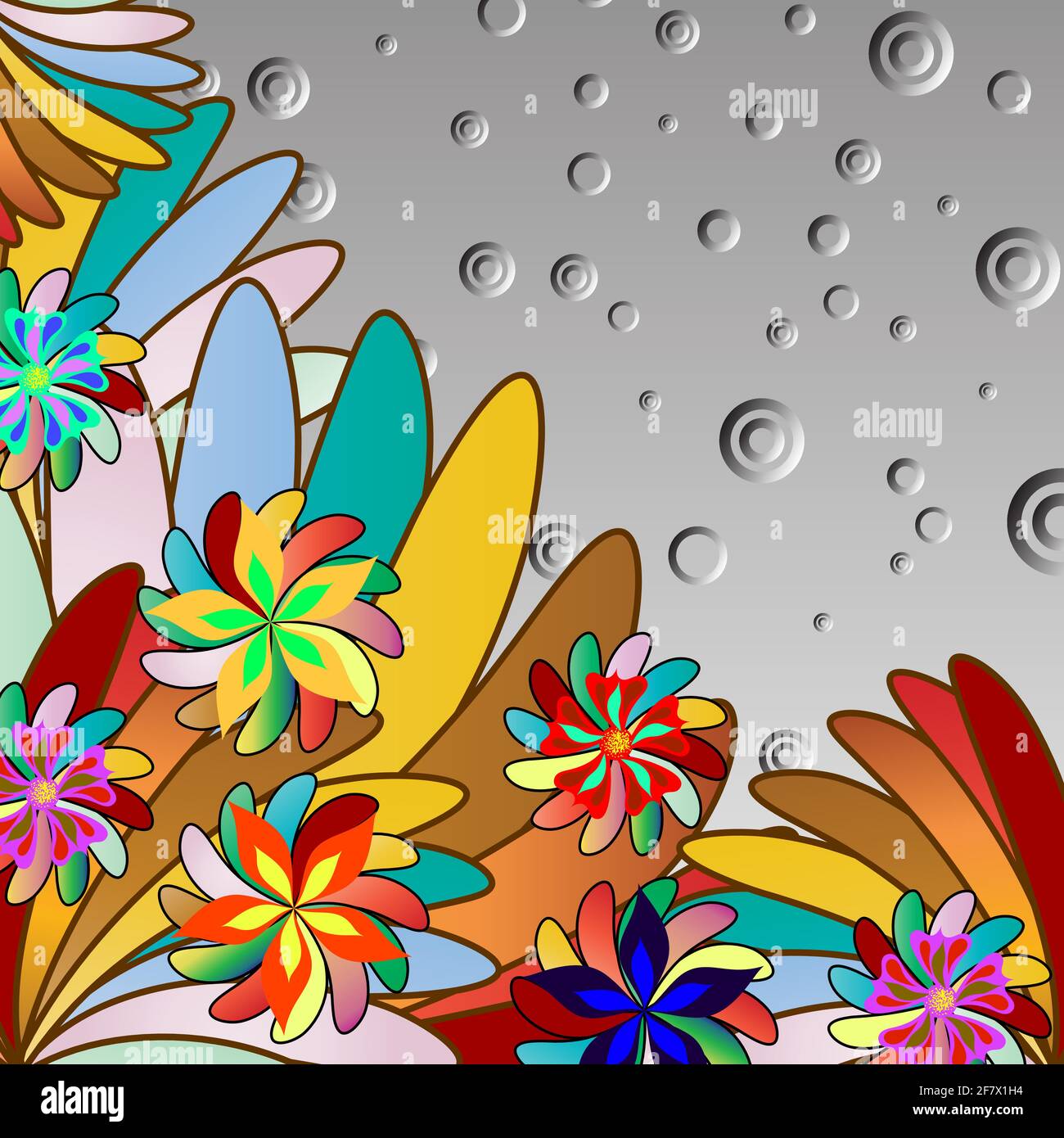Abstract vector floral background for design use Stock Vector Image ...