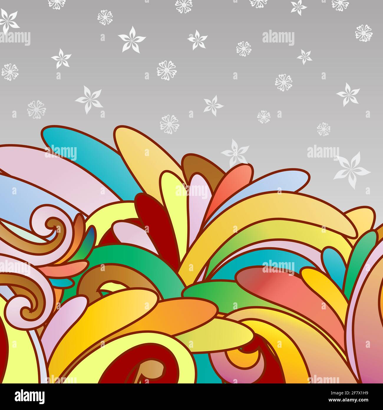 Abstract vector floral background for design use Stock Vector Image ...