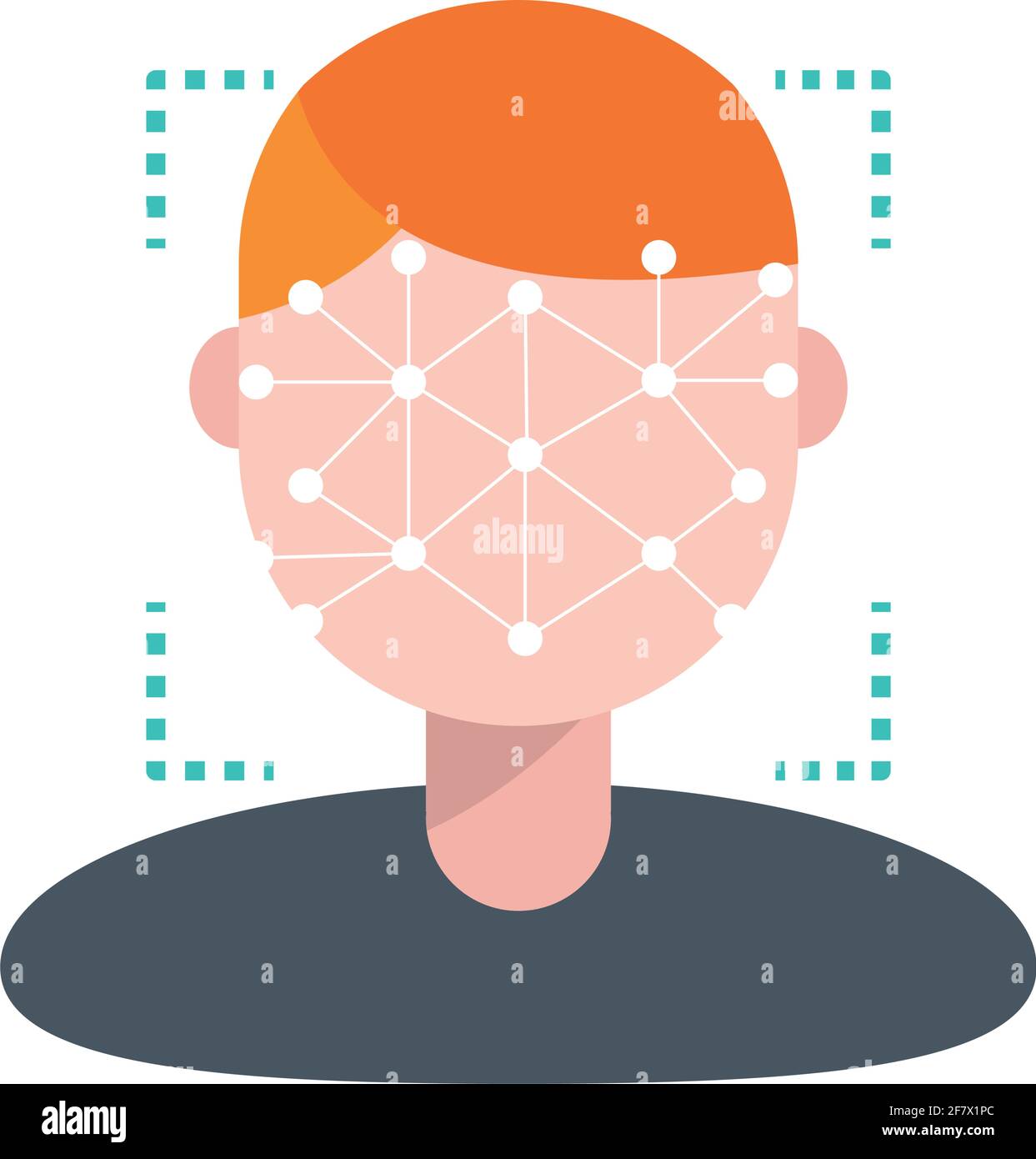 Biometric Verification Identification Facial Recognition Stock Vector Image And Art Alamy