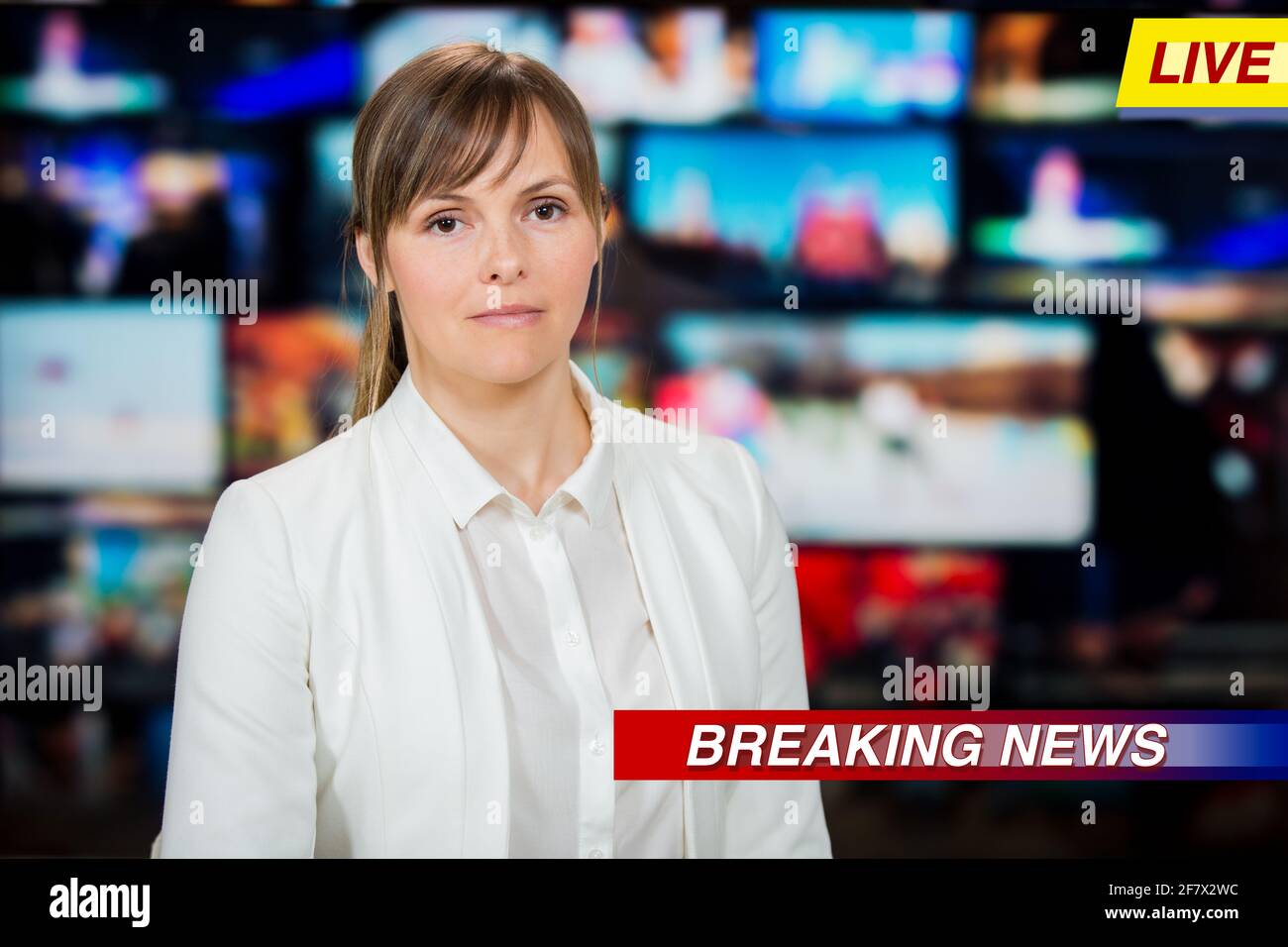 Newsroom studio hi-res stock photography and images - Alamy