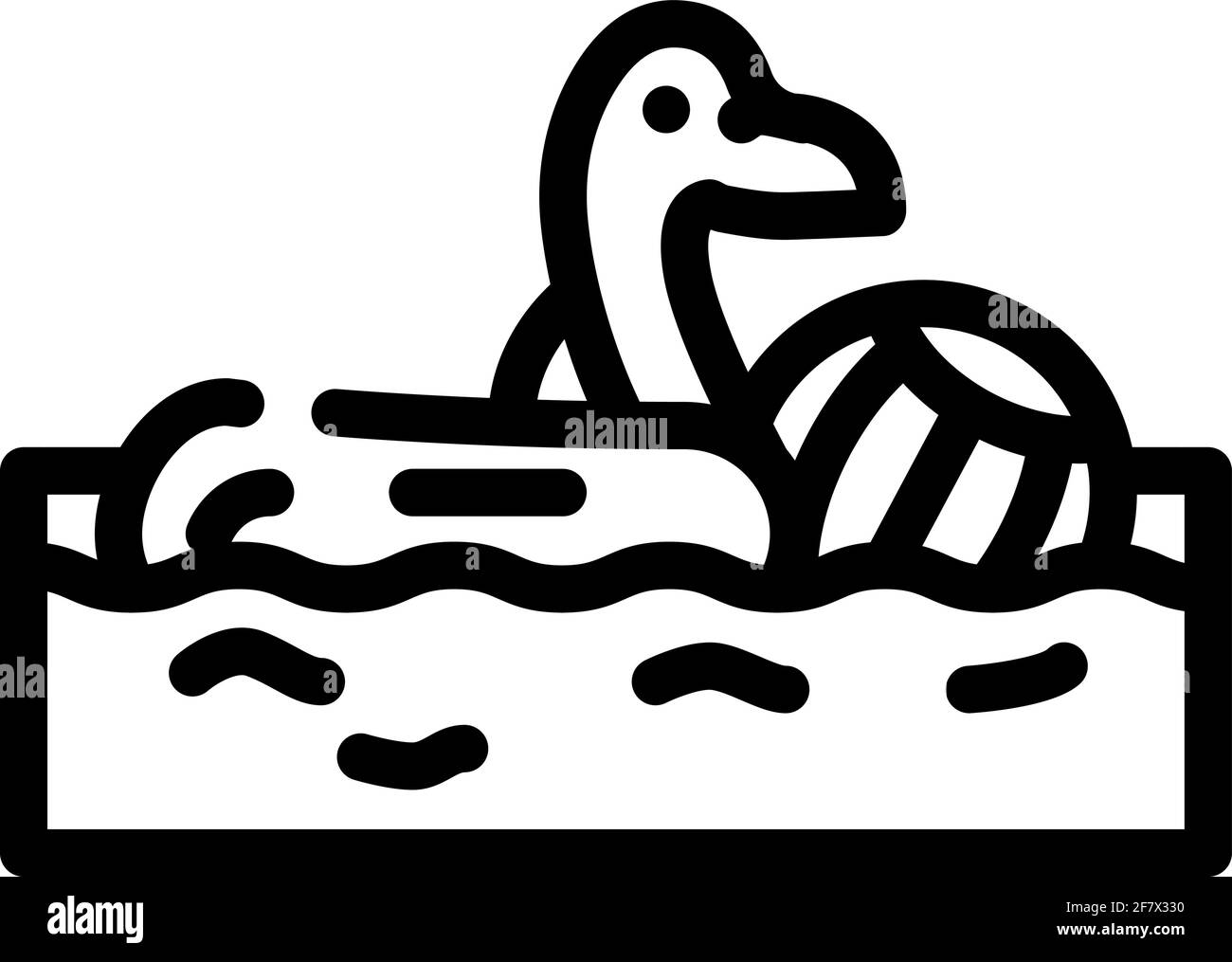 Rock pool black Stock Vector Images - Alamy