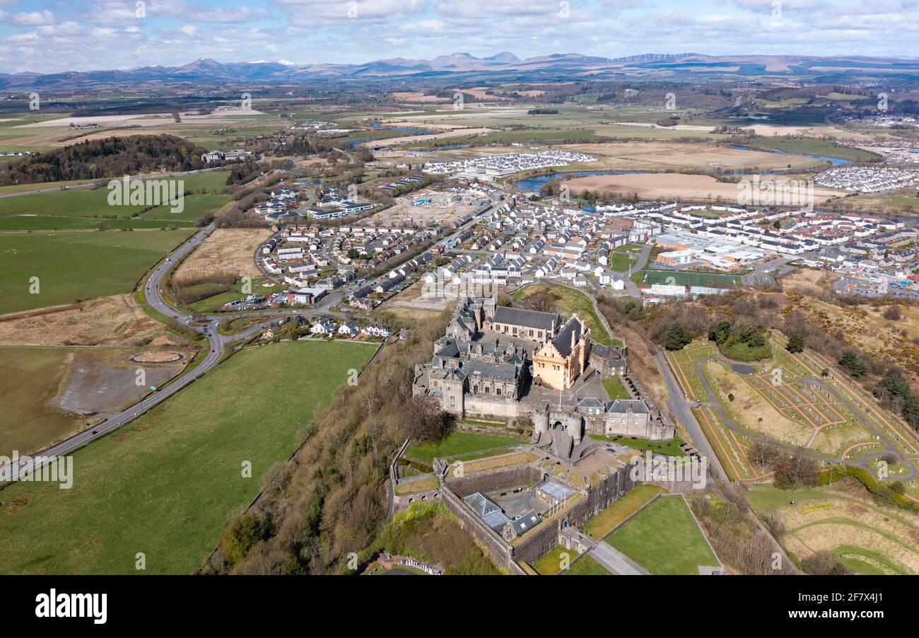 Stirling Scotland Aerial High Resolution Stock Photography and Images ...