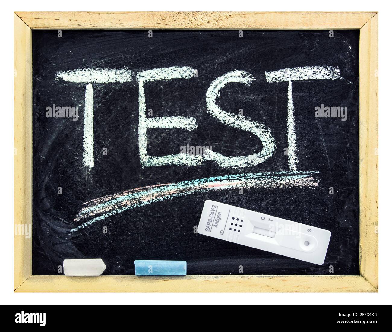 Covid 19 rapid testing sign Cut Out Stock Images & Pictures - Alamy