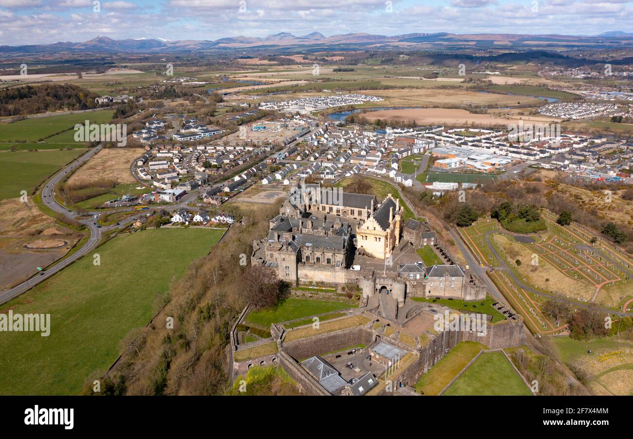 Stirling Scotland Aerial High Resolution Stock Photography and Images ...