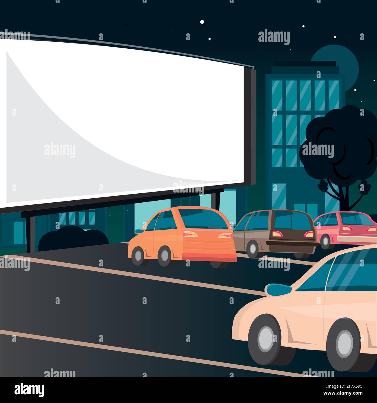 Outdoor theater audience Stock Vector Images - Alamy