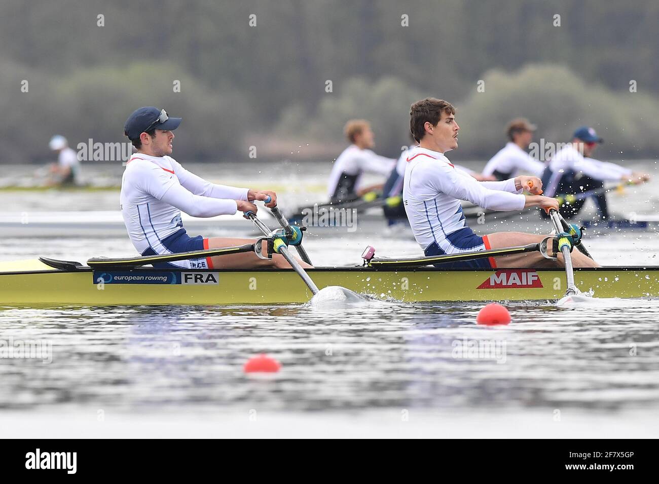 Varese, Varese, Italy, 10 Apr 2021, Hugo Beurey, Pierre Houin (FRA ...