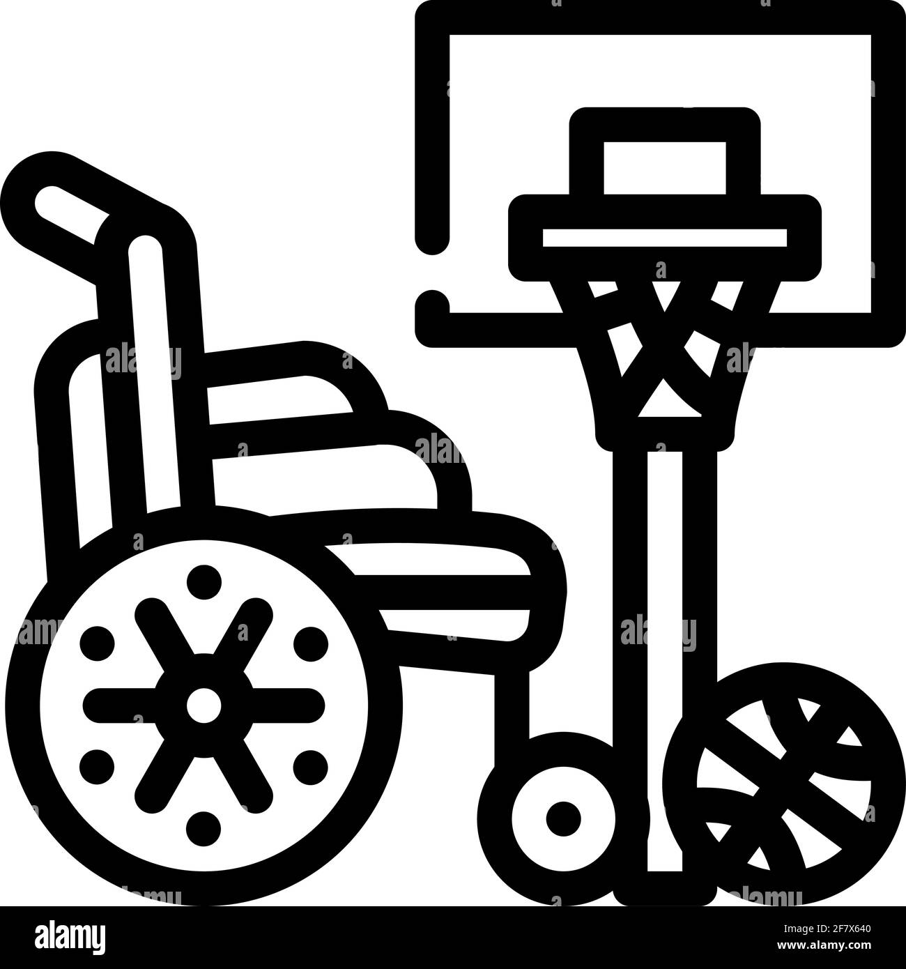 sport inclusive life line icon vector illustration Stock Vector Image ...